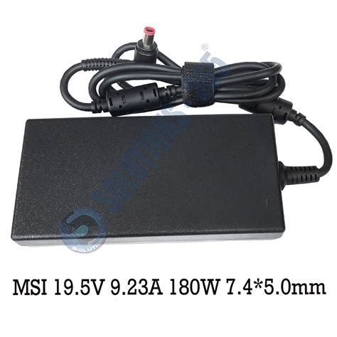 Laptop Adapter Charger For Msi 180w Pin Size 74x50 Output Voltage