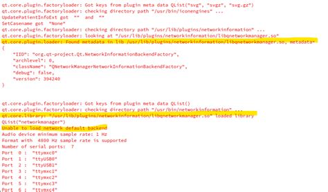 Could Not Load Network Backend On Embedded Linux System Qt Forum