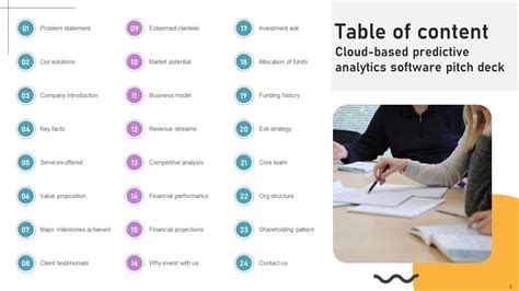 Cloud Based Predictive Analytics Software Pitch Deck Ppt Template