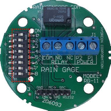 Rain Sensor Module Electronic Circuit Interface Board