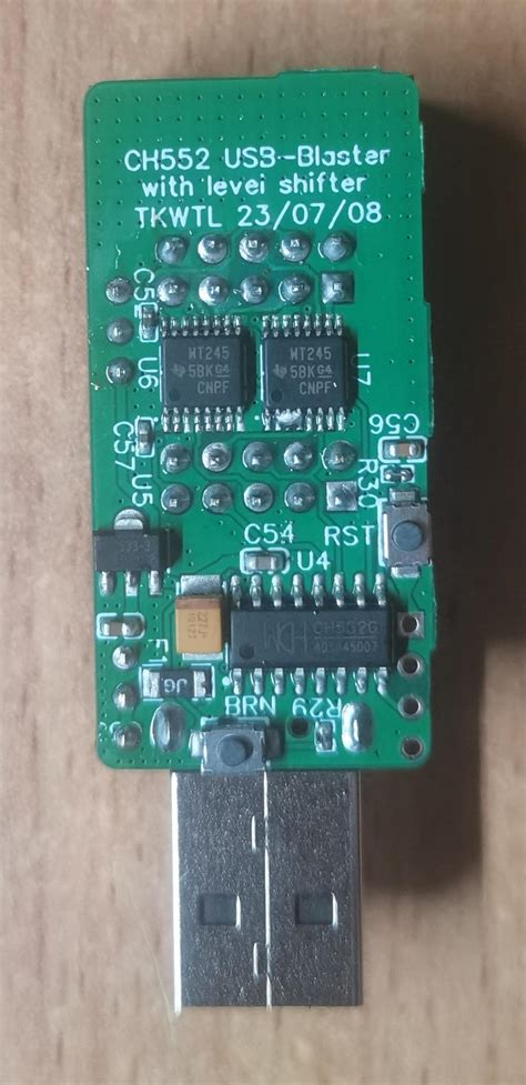 Ch552带电平转换usb Blaster 立创开源硬件平台