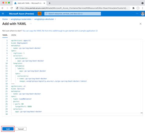 Déployer Une Application Spring Boot Sur Azure Kubernetes Service