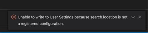 Error While Writing To User Settings When Using Stable Build Issue Microsoft Vscode