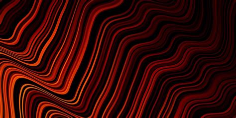 Dark Orange Vector Background With Lines Abstract Gradient Illustration With Wry Lines Pattern