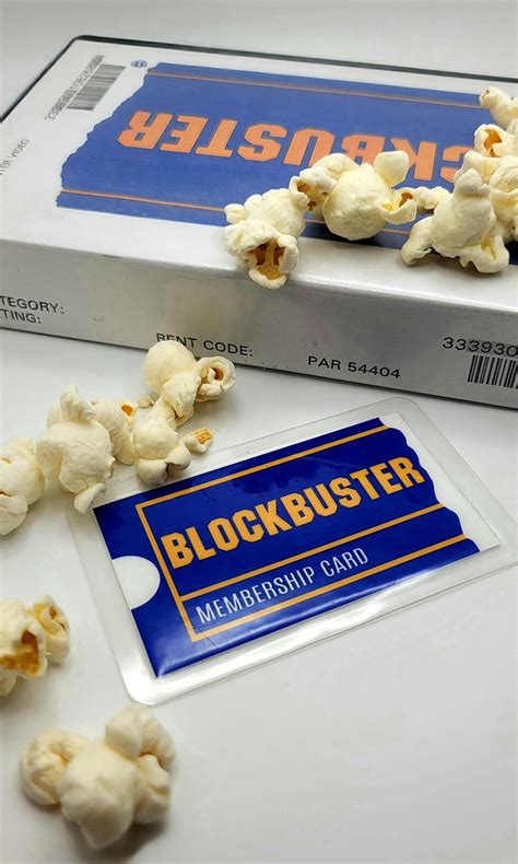Blockbuster Membership Card Etsy Australia