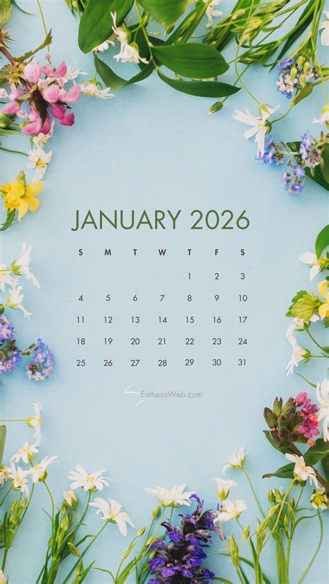 January 2026 Calendar Wallpapers Top Free January 2026 Calendar