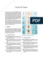 Escala De Tanner Maduración Sexual Pdf Pecho Características