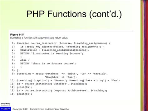 Ppt Chapter 14 Web Database Programming Using Php Powerpoint