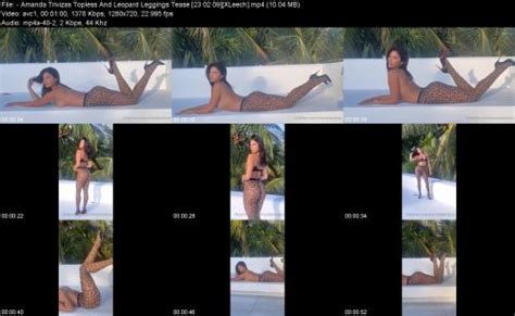 Amanda Trivizas Topless And Leopard Leggings Tease 23 02 09 XLeech Intporn Forums