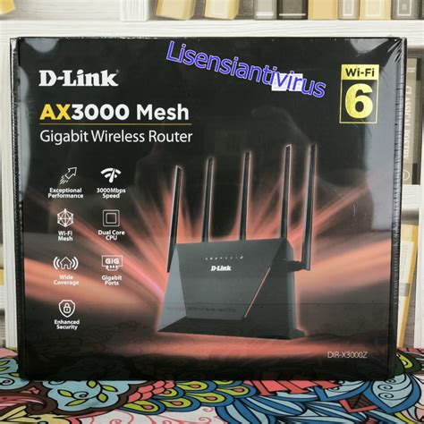 Jual Router Dlink D Link Dir X3000z Exo Ax3000 Wi Fi 6 Smart Router 5 High Gain Antenna Gigabit