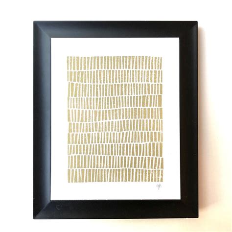 Abstract Linocut Etsy