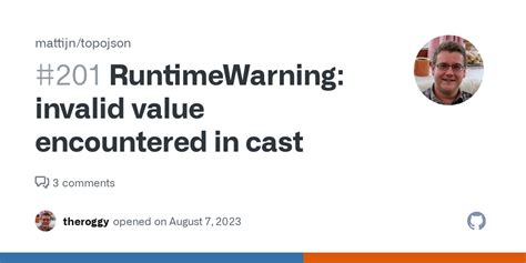 runtimewarning invalid value encountered in cast · issue 201