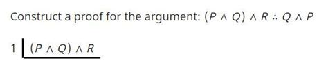 Solved LOGIC Construct A Proof For The Argument P Q Q Chegg