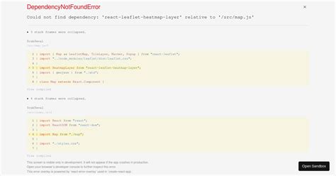 React Leaflet Heatmap Layer V3 Examples Codesandbox