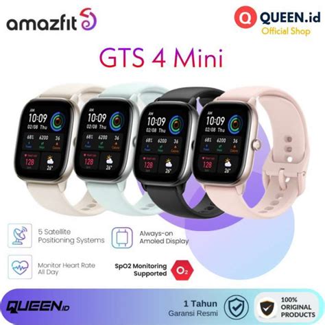 Promo Amazfit Gts Mini Smartwatch Amoled Gps Spo Sport Smart Watch Diskon Di Seller