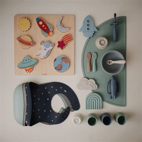 Rocket Rattle Teether Mushie