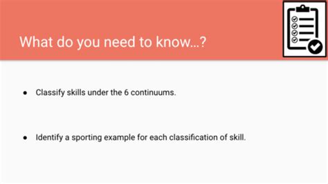 A Level Pe Ocr Skill Classification Powerpoint Teaching Resources