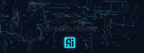 Schematic Chip Stock Illustrations 1368 Schematic Chip Stock