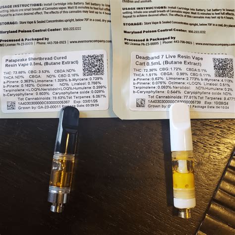 Evermore Cured Resin Vs Live Resin Carts Rmdents