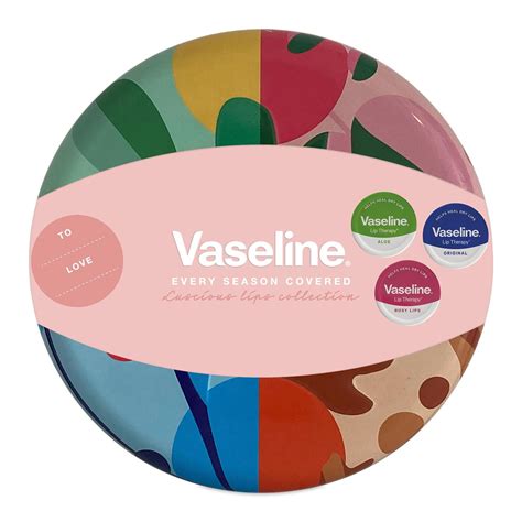 Vaseline Lip Balm 3pcs T Set Luscious Lips Collection Aloe Original