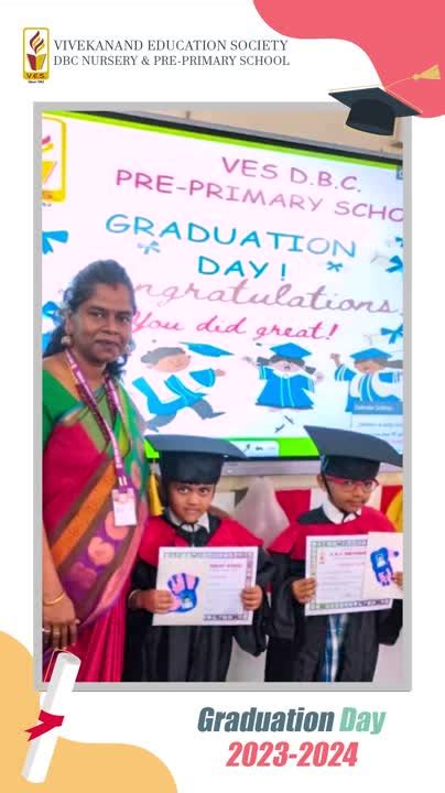 Vivekanand Education Society On Linkedin Nursery Graduation Ves