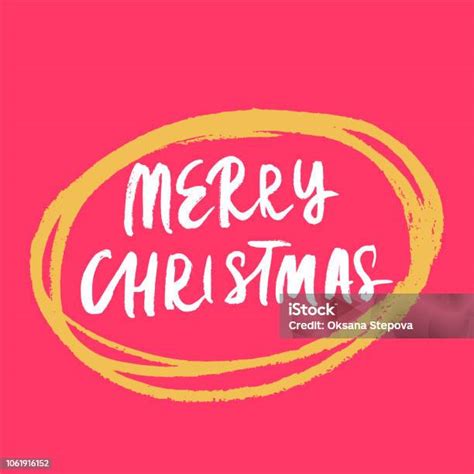 크리스마스와 새 해 구입니다 카드 포스터 T셔츠 등등에 대 한 현대 글자를 손으로 12월에 대한 스톡 벡터 아트 및 기타 이미지