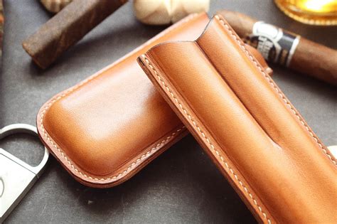 2 And 3 Sticks Cigar Case Pdf Patterns Video Tutorial Am Leathercraft