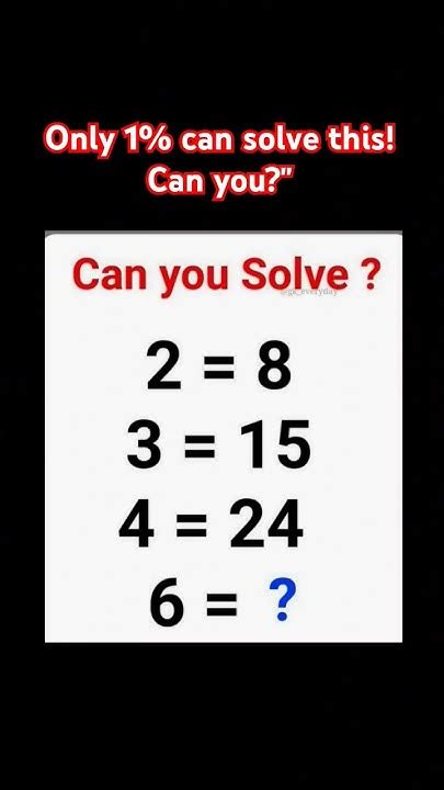 Brainteaser Mathpuzzle Riddlechallenge Canyousolvethis Mindgame Logicalthinking