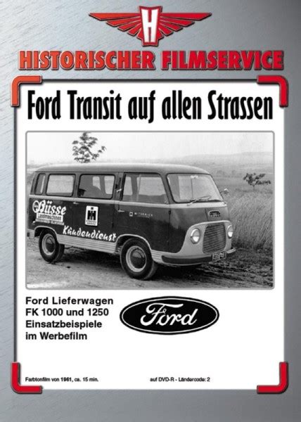 Ford Lieferwagen Transit Auf Allen Straßen Oldtimer Automobile Oldtimer Historischer