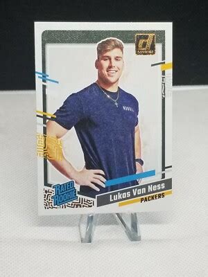 2023 Panini Donruss Lukas Van Ness Rated Rookie Portrait Rc 45 Ebay