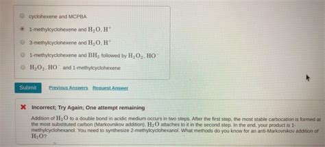 Solved Choose the right reagent or series of reagents from | Chegg.com