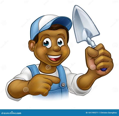 Ferramenta De Construction Worker Trowel Do Pedreiro Do Construtor