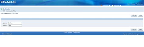 Oracle Applications Inserting Data Into Oaf