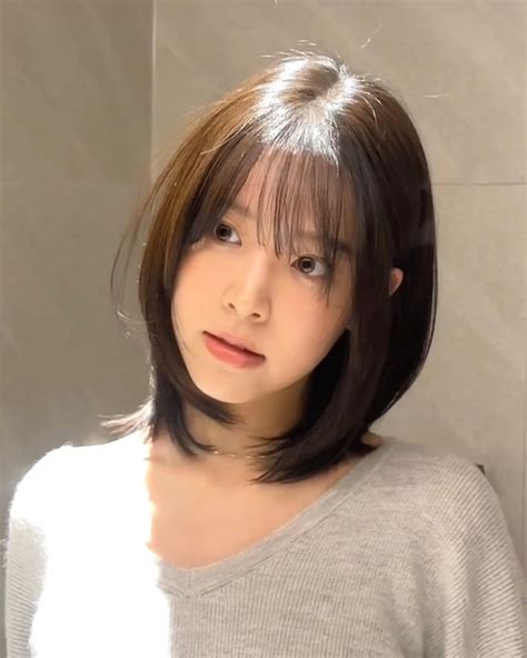 에이엠톤 권준형 중단발 레이어드디자인 전문가 첫 중단발메이커 단발은 누구나 잘 어울려요🤍 픽스펌 중단발 단발 중단발레이어드펌 중단발펌