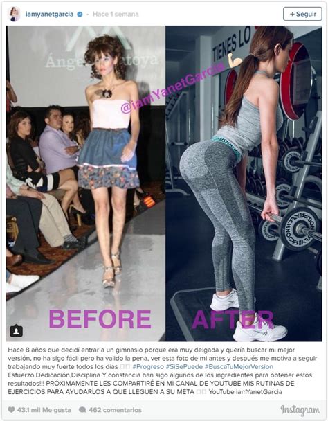 El Antes Y Después De Yanet García La Chica Del Tiempo Más Conocida