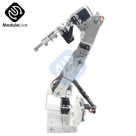 Arduino Silver 용 Ot3u 6dof 알루미늄 로봇 암 기계식 로봇 클램프 클로claw Robotclaw Clampclaw Arduino Aliexpress