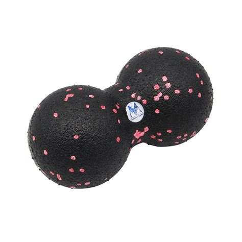 Epp 땅콩 마사지 볼 피트니스 요가 테라피 체육관 휴식 용 라크로스 공 운동 트리거 포인트 테라피 멀티 컬러 Peanut Ball Massage Ball Yoga