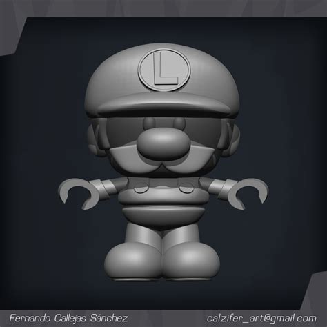 Free 3d File Mini Luigi Free Version 🆓 ・model To Download And 3d Print・cults