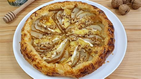 Французький ПИРІГ з грушею та сиром🍐🧀 на листковому тісті Швидкий