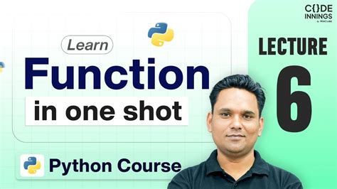 Python Functions In One Shot For Beginners Python Full Course Youtube