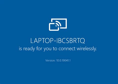 Wireless Display Feature In Windows 10 Installation And Uninstallation