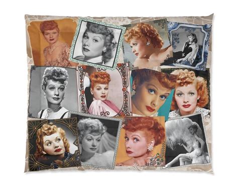 I Love Lucy Collage Comforter Retro Tv Show Bedding Set Classic