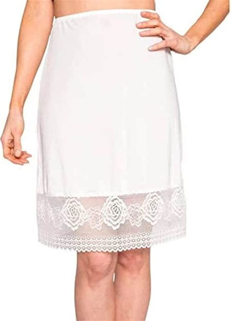 Qtinghua Satin Half Slip For Women Under Dresses Plus Size Solid Color
