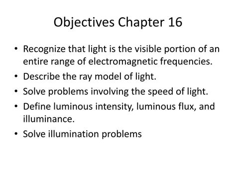 Ppt Chapter 16 Light Powerpoint Presentation Free Download Id1884444