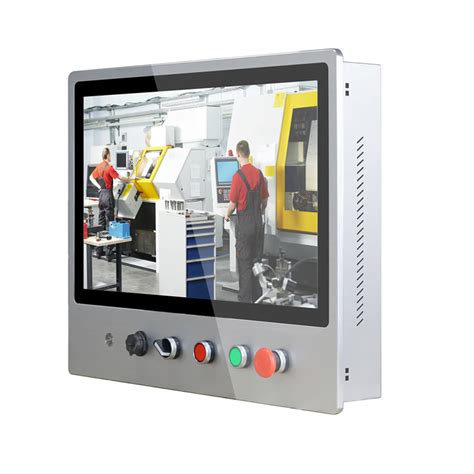 17 Inch Buttons Integrated Operation HMI Panel PC