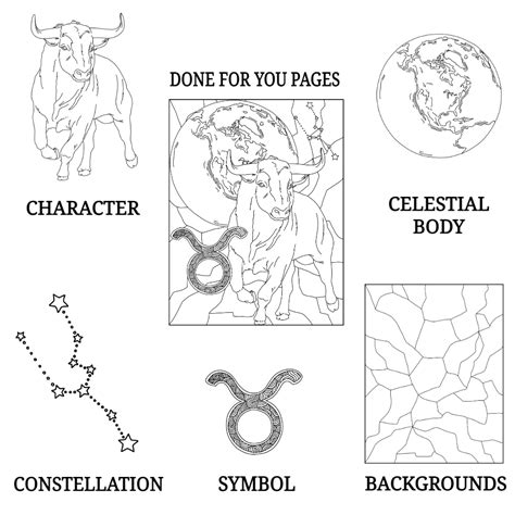 Zodiac Celestial Coloring Pages 60 Photos