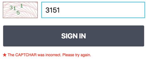 The Captchar Was Incorrect R Captcha