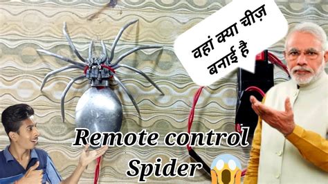 how to make remote control spider robot science project