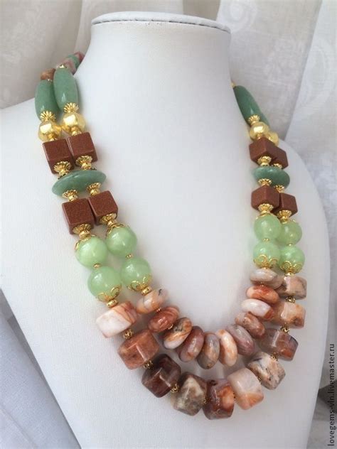 Колье из натуральных камней ВЕСНЕ ДОРОГУ в интернет магазине на Ярмарке Мастеров Запорожье