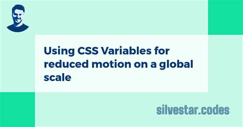 Using Css Variables For Reduced Motion On A Global Scale Sbistrović